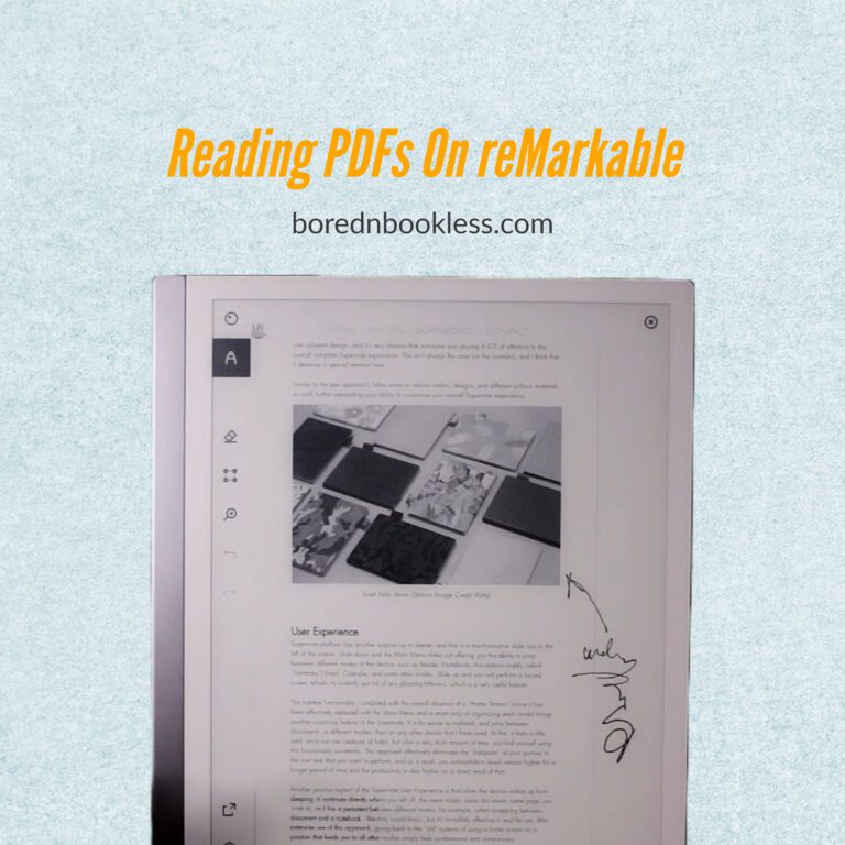 Reading PDFs On reMarkable 2: A Comprehensive Guide BorednBookless