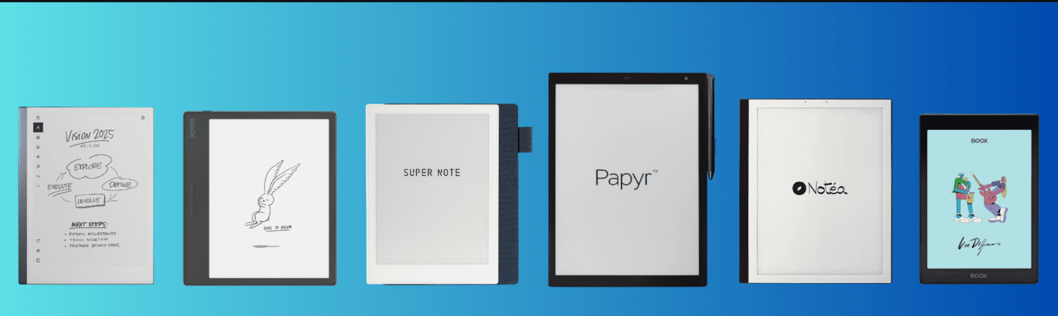 E Ink Tablets Comparison BorednBookless