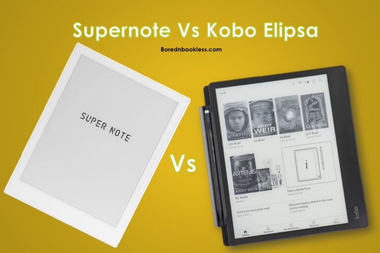 Supernote A5x Vs Kobo Elipsa 2e BorednBookless
